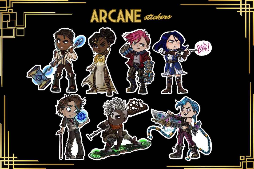Arcane Vinyl Sticker Set - Etsy