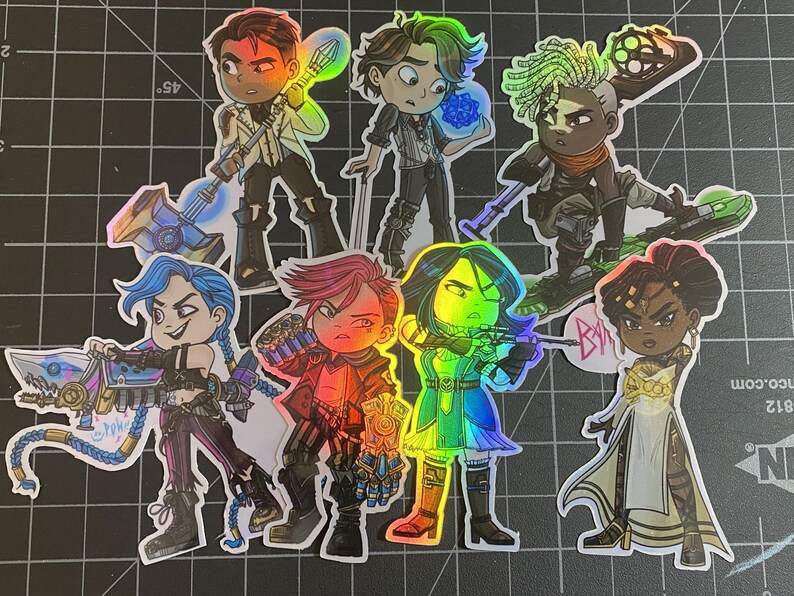 Arcane Vinyl Sticker Set - Etsy