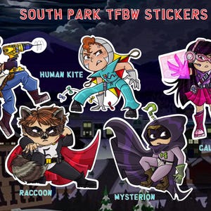 South Park TFBW Stickers - Pack 1 - Etsy