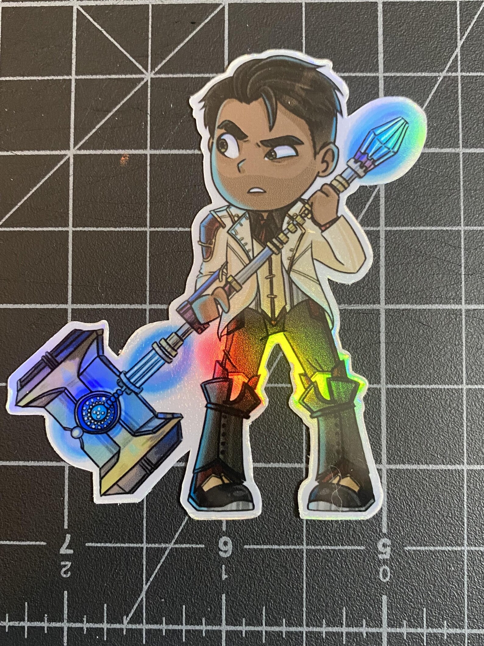 Arcane Sticker - Jayce - Etsy