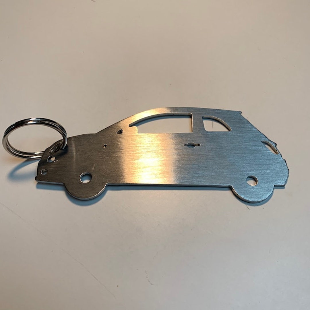 Fiat 500 Key Ring, Stainless - Etsy