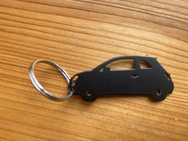 Fiat 500 Key Ring, Black - Etsy