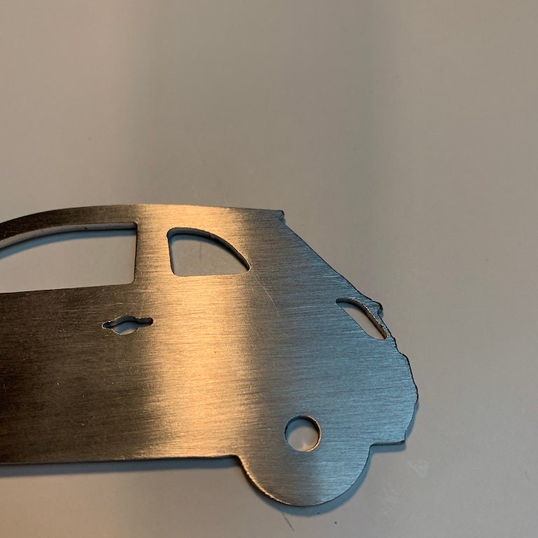 Fiat 500 Key Ring, Stainless - Etsy