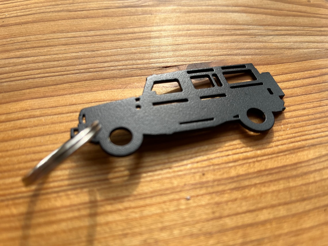 Ineos Grenadier Key Ring, Stainless Steel Black Powdercoat - Etsy