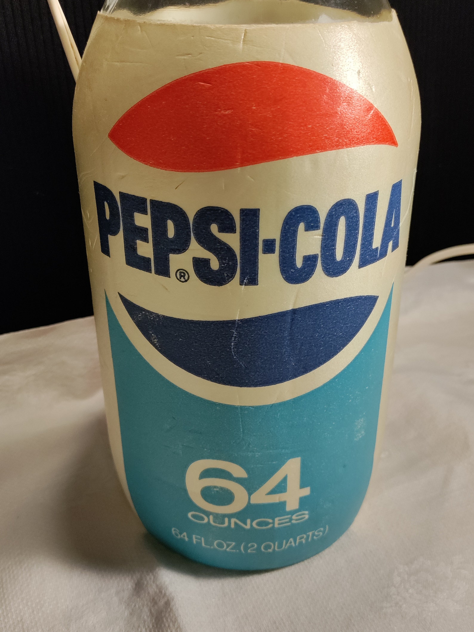 1978 Pepsi "the Boss" Bottle, 64 Oz, Foam Label, Lamp, Kitsch Lighting ...