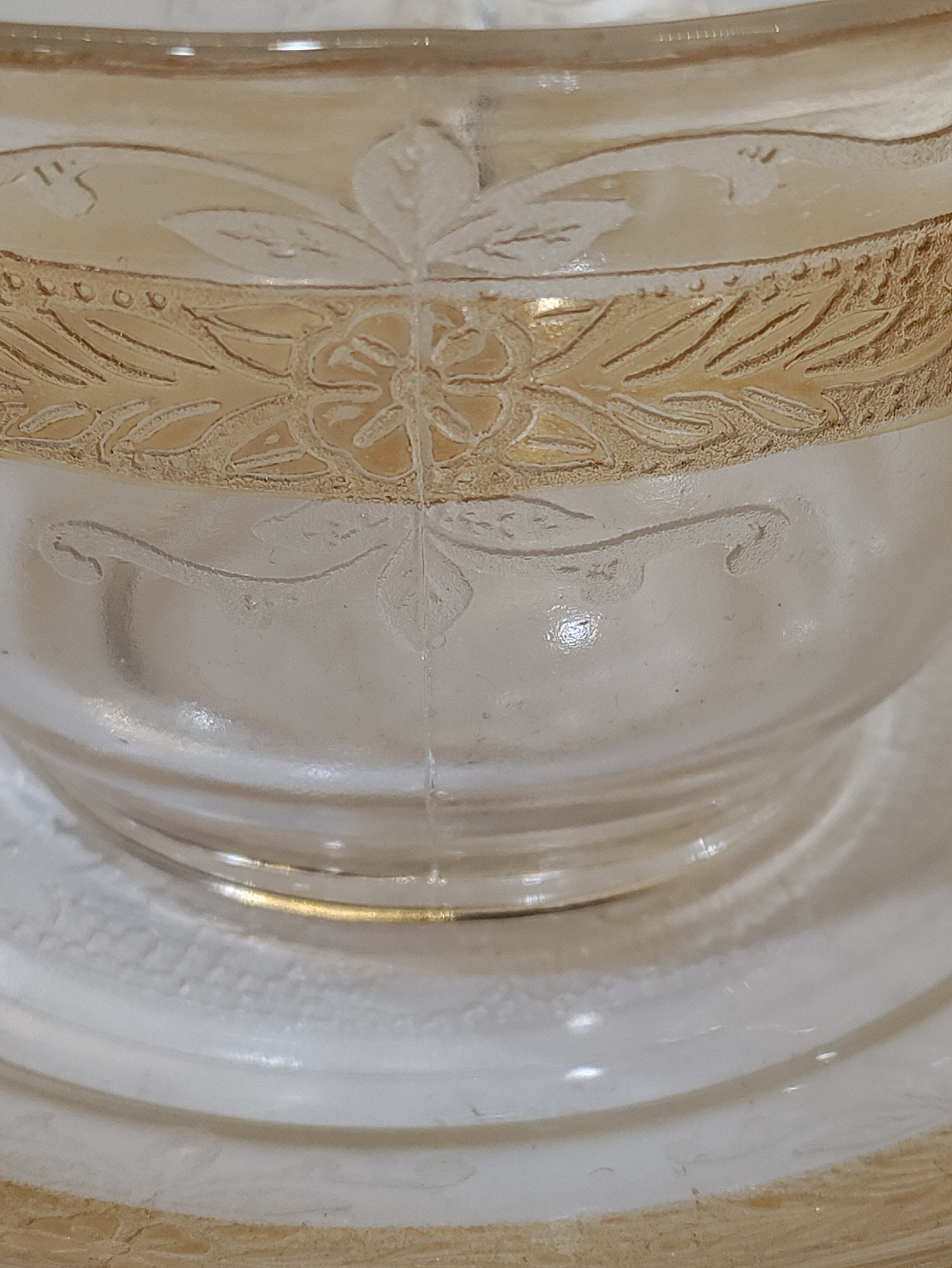 Vintage Macbeth-evans Depression Stippled Rose Band 1930s Tea Cup ...