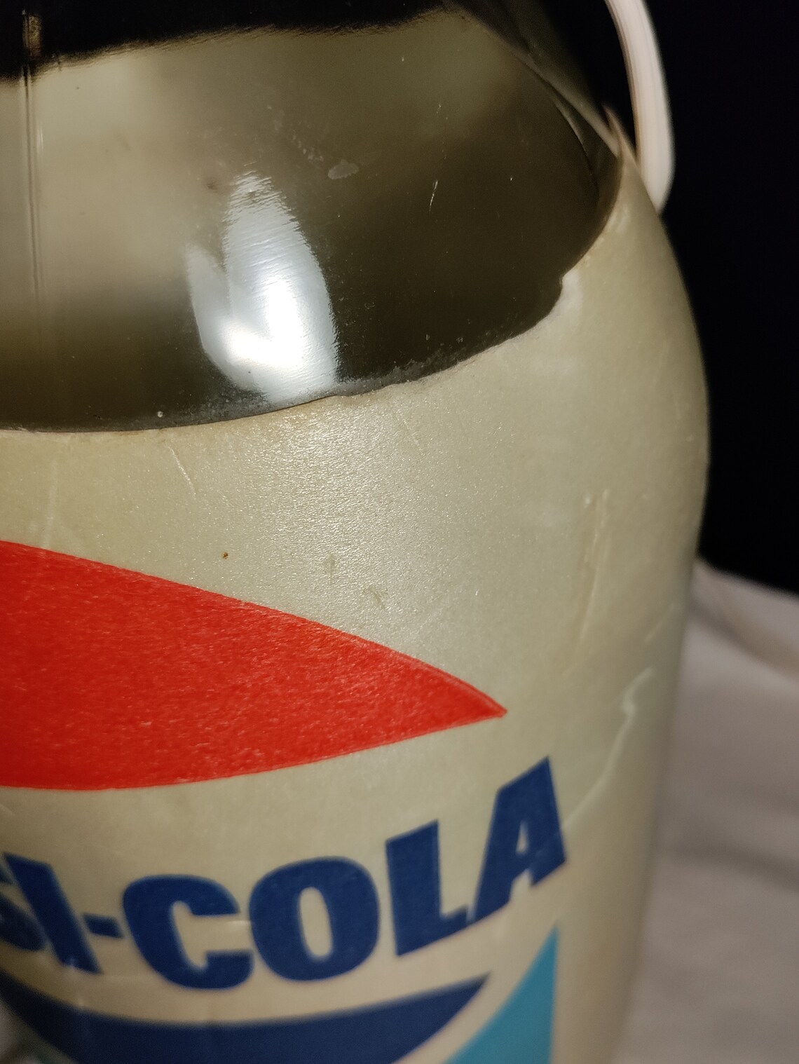 1978 Pepsi "the Boss" Bottle, 64 Oz, Foam Label, Lamp, Kitsch Lighting ...
