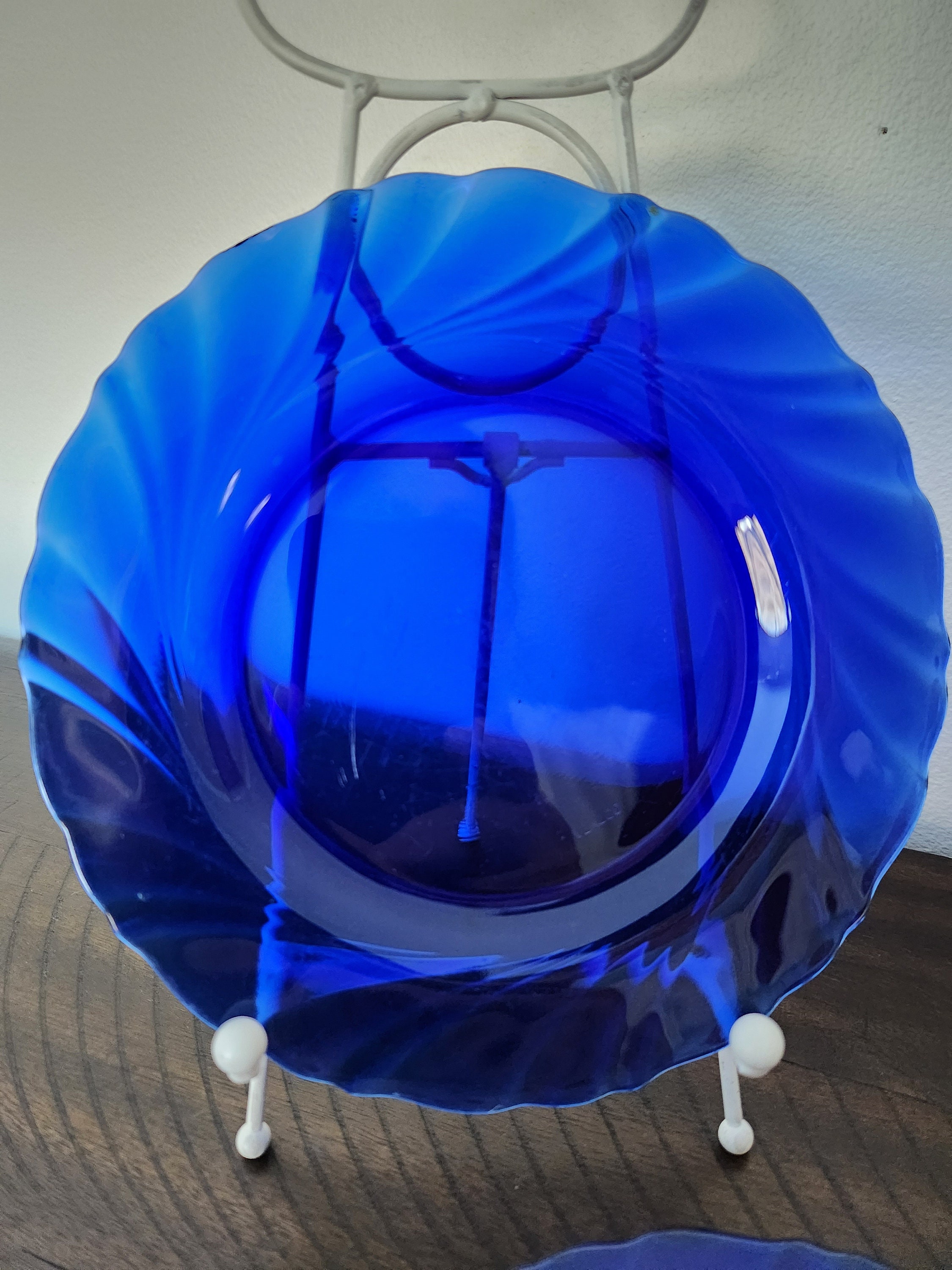 Duralex Vereco Blue Rivage Cups Saucers Fruit Bowls - Etsy