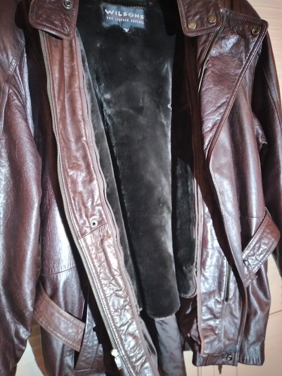 Vintage 90's Wilson Leather 3/4 length coat, unworn - Gem