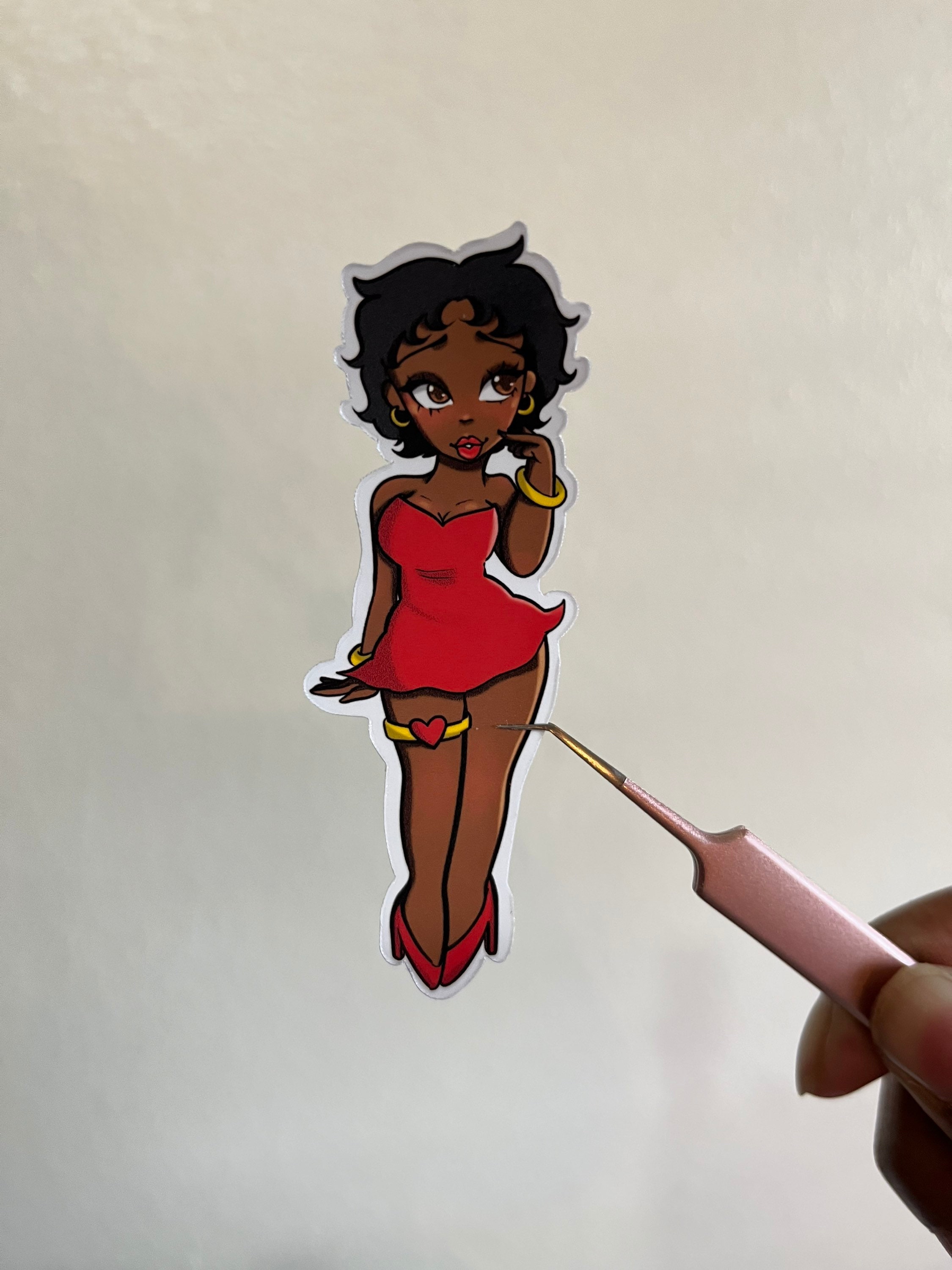 Betty Boop Sticker - Etsy