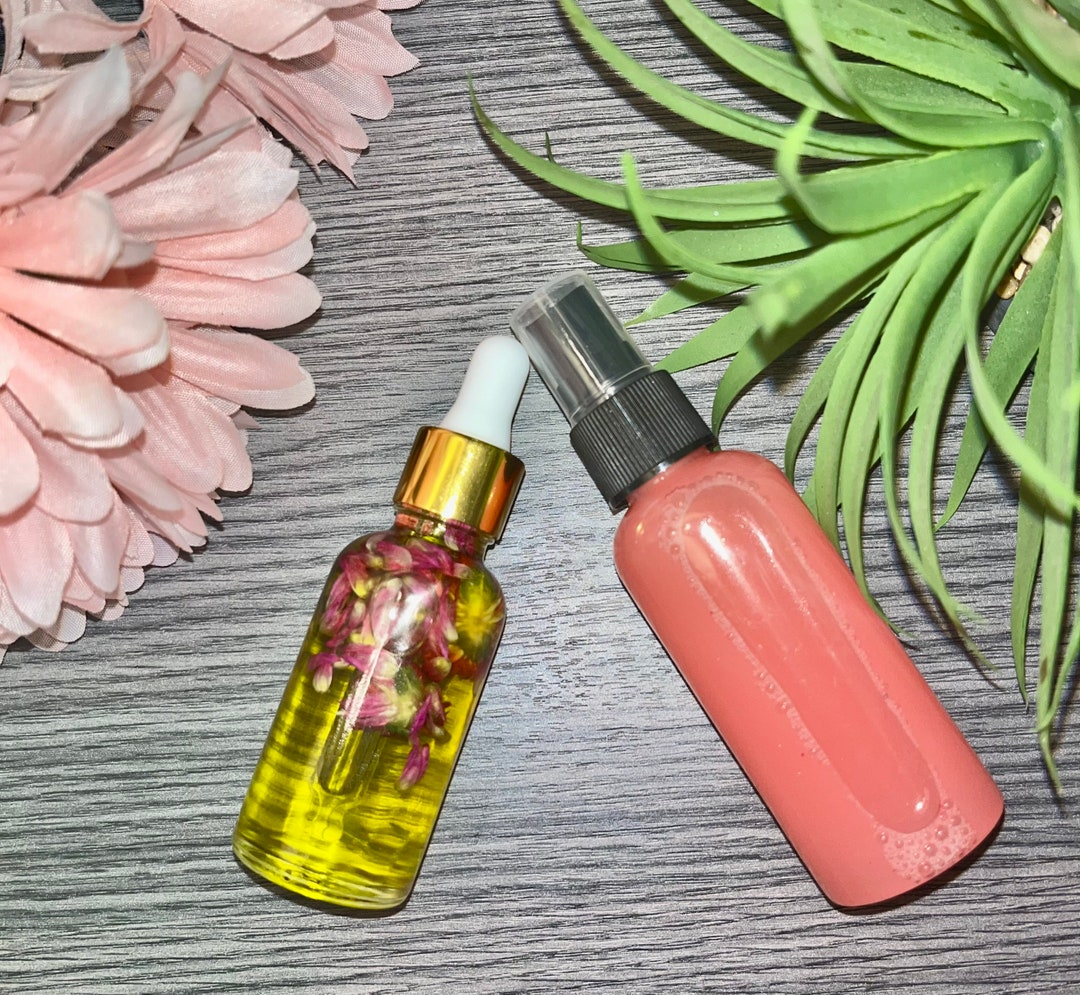 Strawberry Yoni Oil and Spray Set Feminine Spray Controls - Etsy