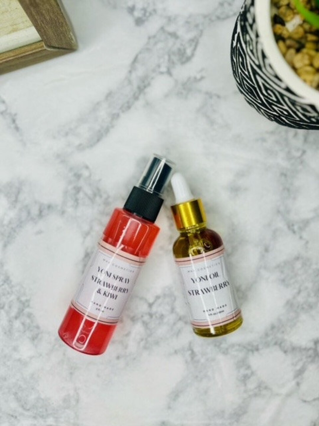 Strawberry Yoni Oil and Spray Set Feminine Spray, Controls Odor - Etsy