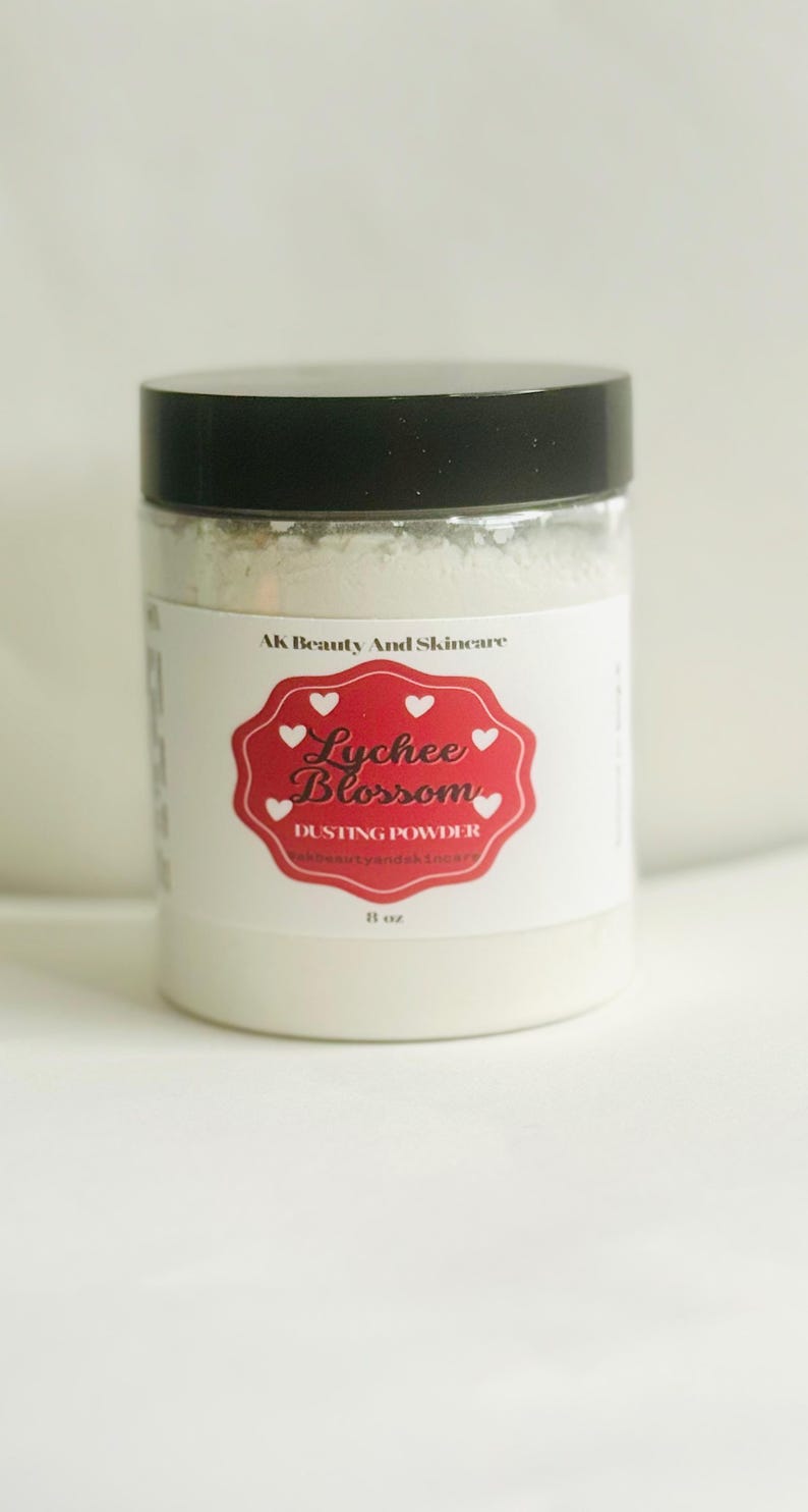 Lychee Blossom Scented Dusting Powder, Body Powder Soft and Silky, Talc ...