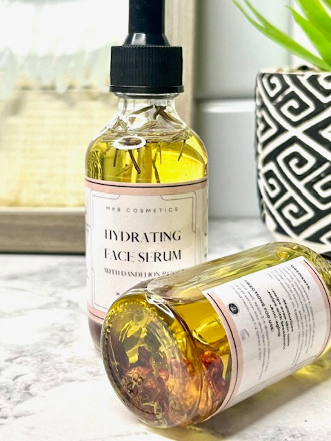 Hydrating Botanical Face Oil With Dandelion Root, Dry Skin, Smooth Skin ...
