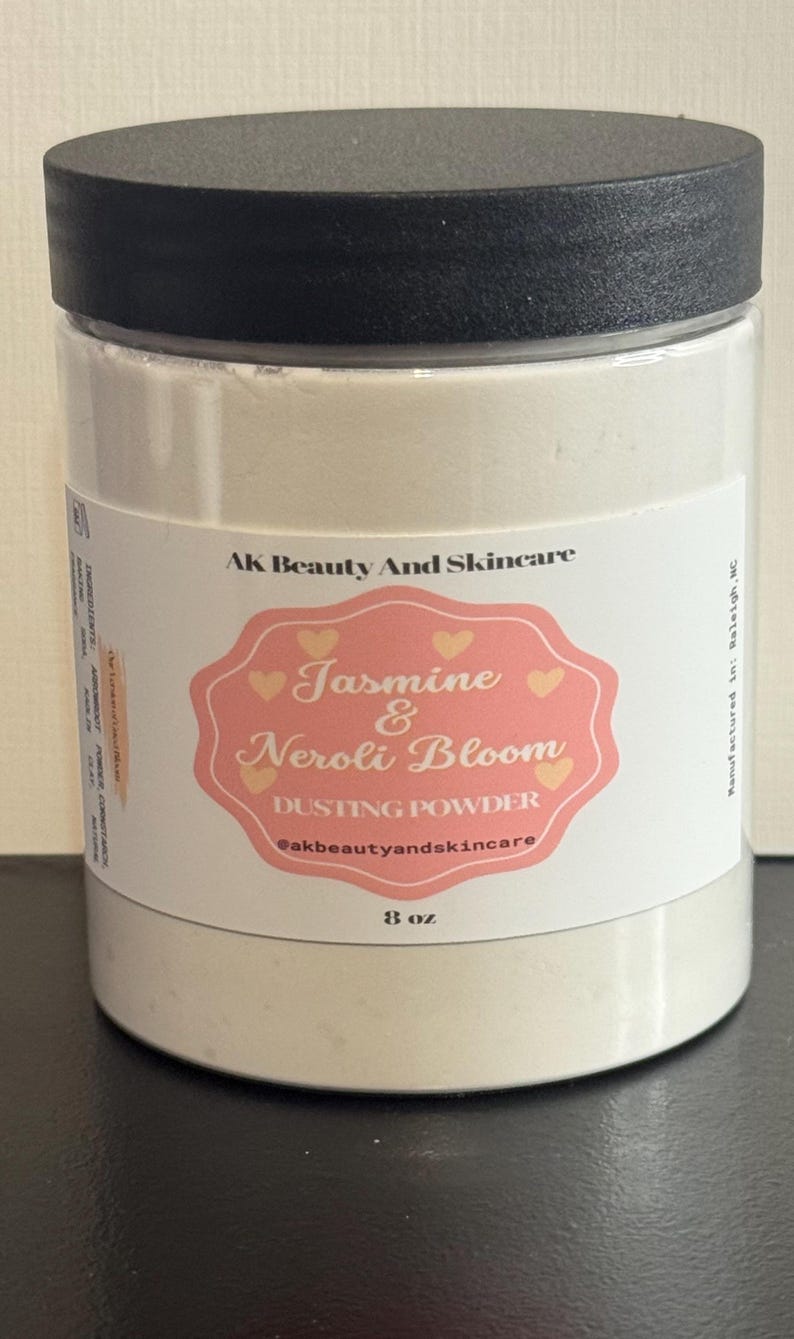 Jasmine and Neroli Bloom Scented Dusting Powder Natural Body Powder - Etsy