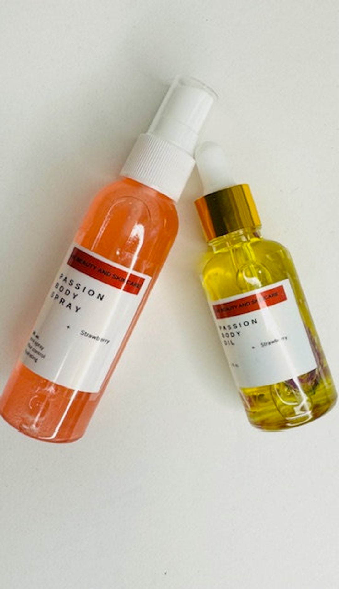 Strawberry Yoni Oil and Spray Set Feminine Spray, Controls Odor - Etsy