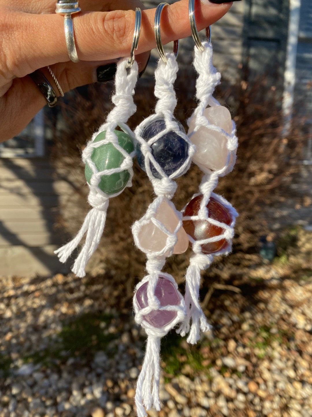 Custom Crystal Keychain - Etsy