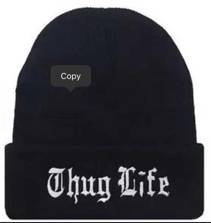 Warm Winter Thug Life Gangster Beanie Skateboard Snowboard Street ...
