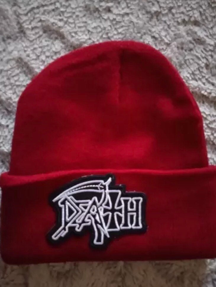 Warm Winter DEATH Hat Metal Gothic Punk Emo Skateboard Snowboard Street ...