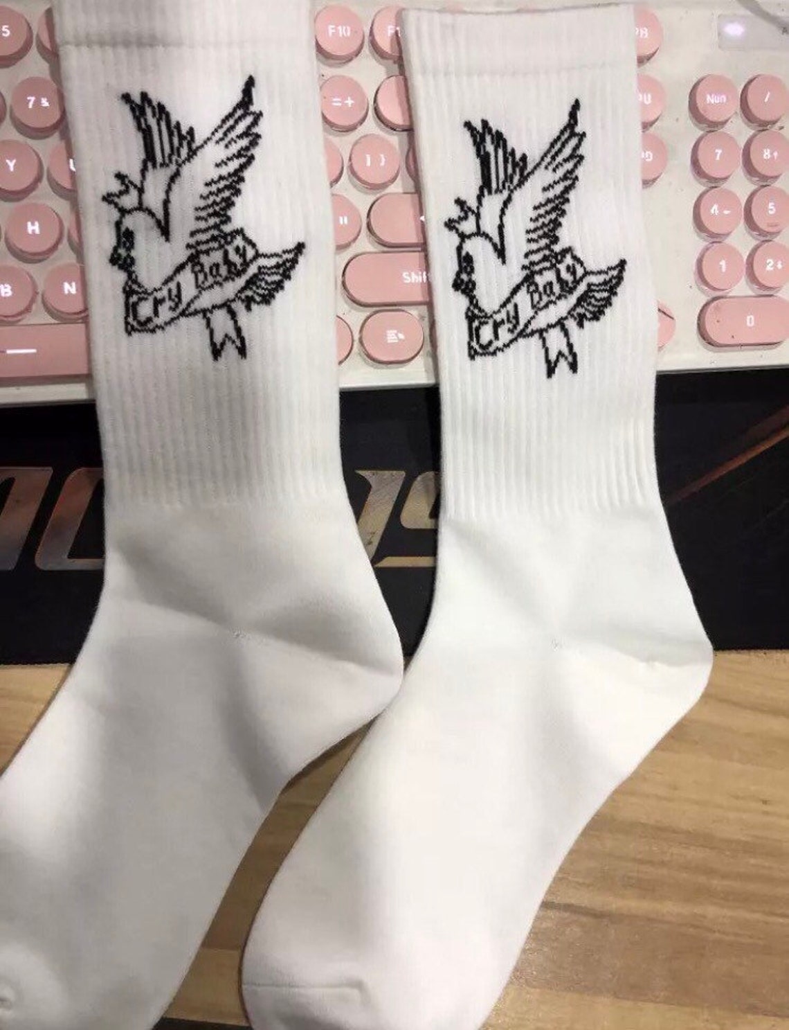 Warm Winter Lil Peep Cry Baby Dove Bird Emo Gothic Punk Grunge | Etsy