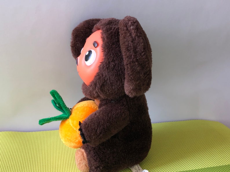 Cheburashka With Orange ,vintage Toy ,toy Plush Cheburashka Retro ...