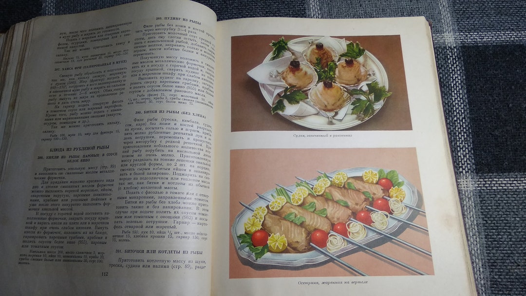 Rare, the Book of Tasty and Healthy Food 1964 Language USSR Cookbook ...