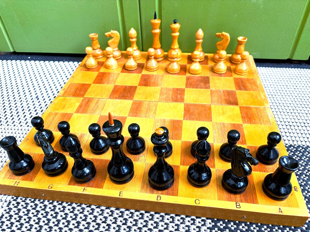 Vintage, Soviet Chess Set of the 60-70s Chess,chess Set With,old Soviet ...