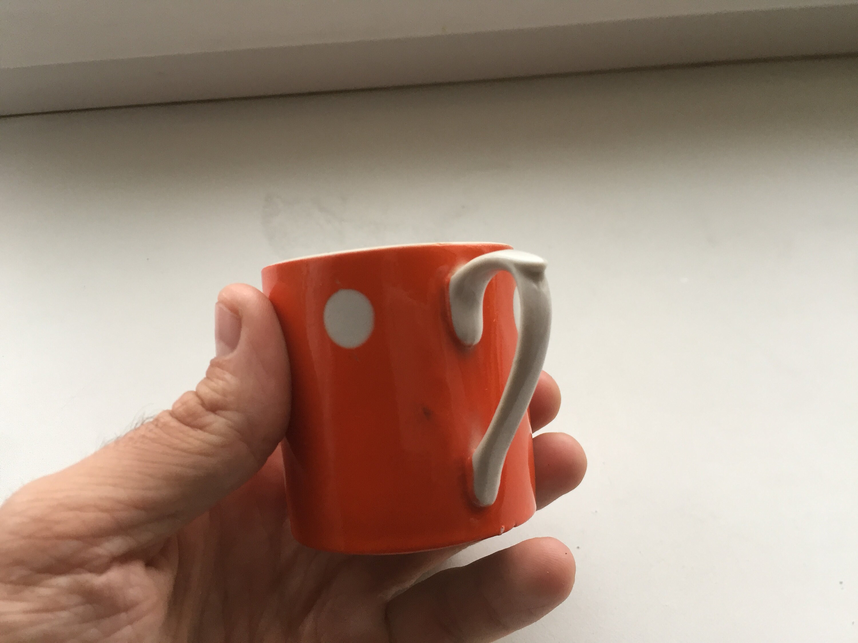 Soviet Porcelain, Soviet Coffee Cup, Soviet Cup, Vintage Mug, Polka-dot ...