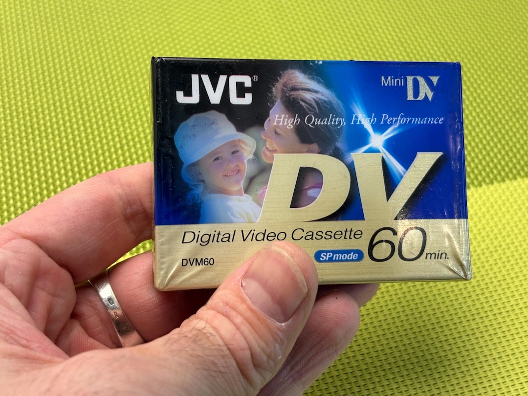 New,old,jvc Minidv 60,video Cassette for Camcorders,standard JVC DVM60 ...