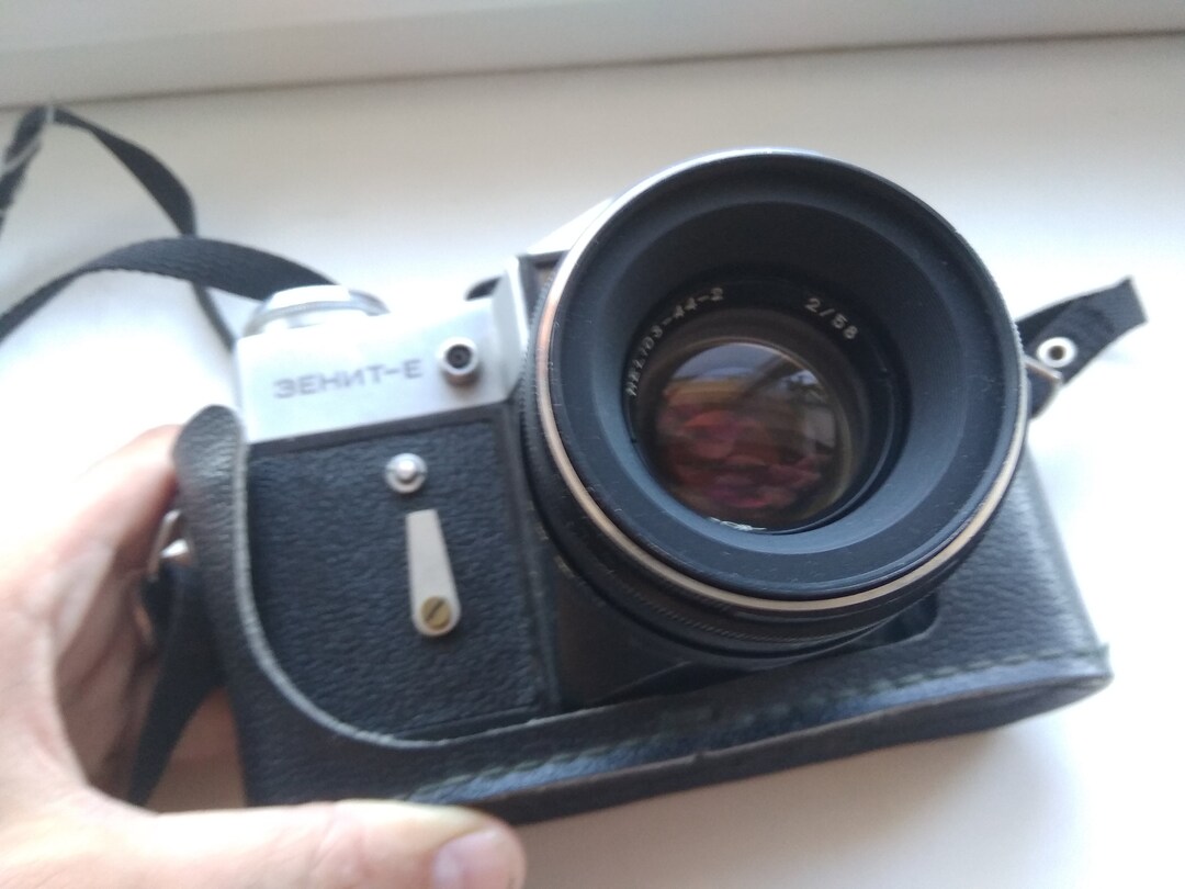 Very Rare,working Soviet Camera Zenit E .lens Helios-44-2.ussr Camera ...