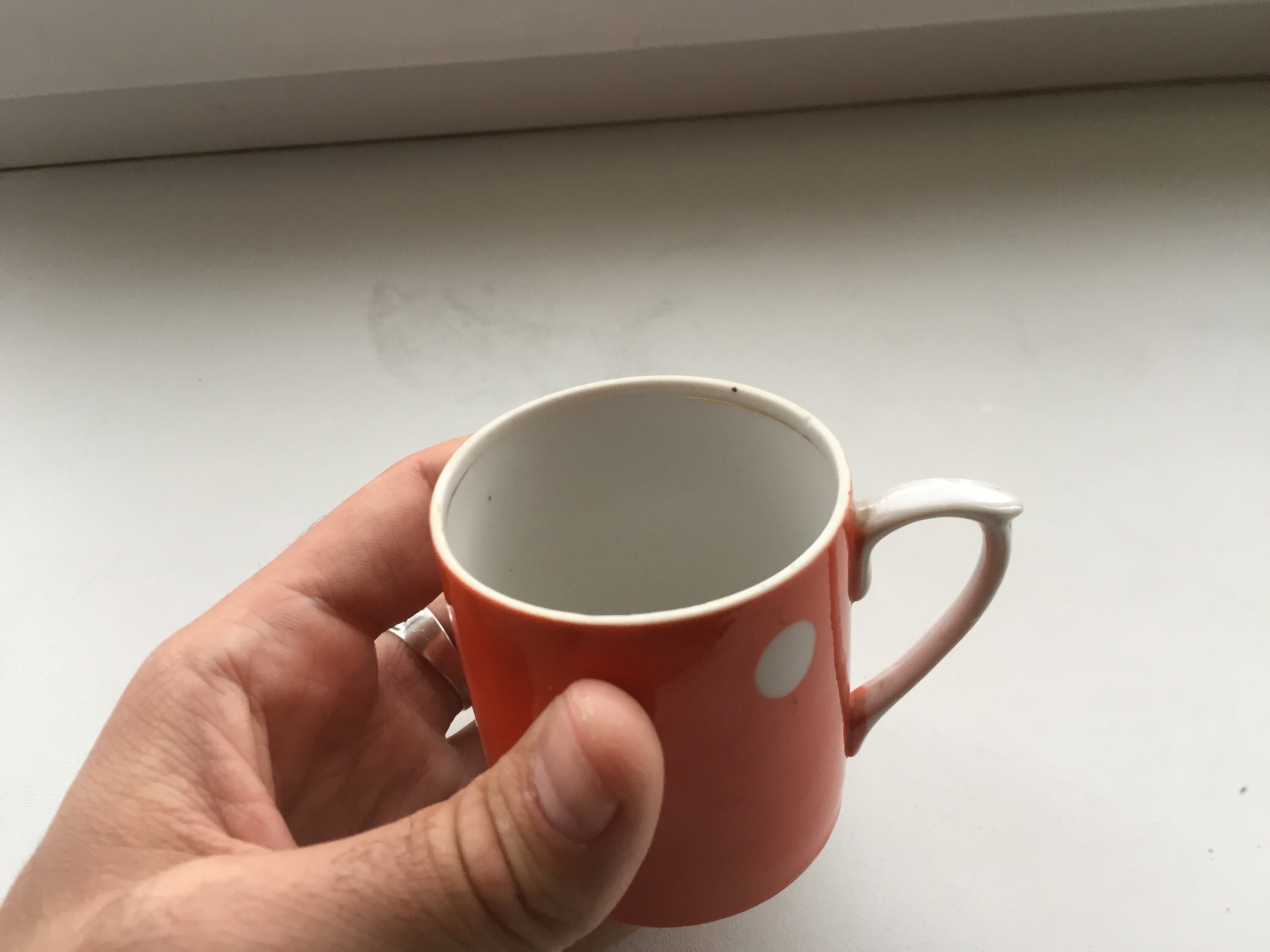 Soviet Porcelain, Soviet Coffee Cup, Soviet Cup, Vintage Mug, Polka-dot ...