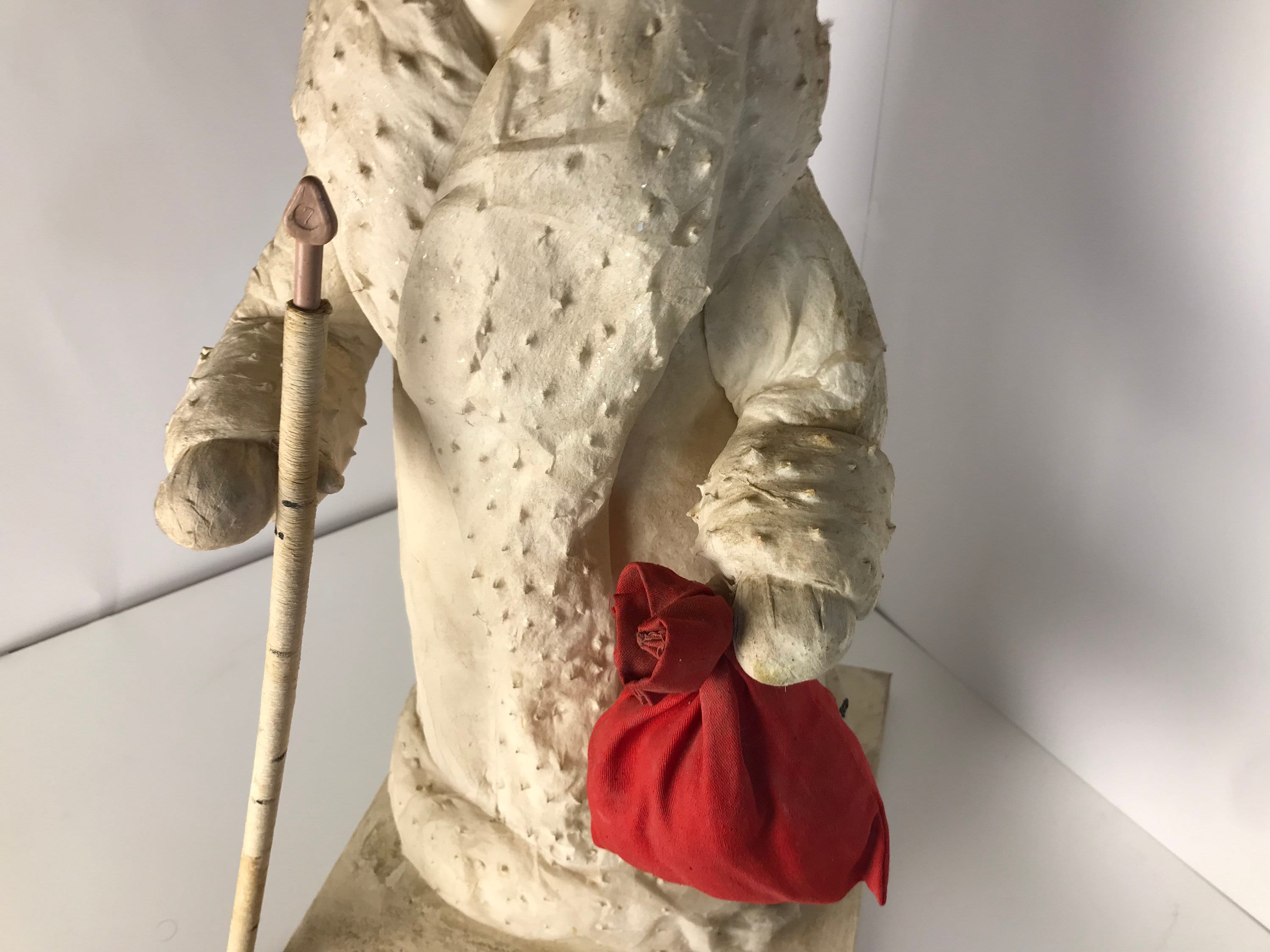 Big Russian DED Moroz,santa Claus,hard Plastic Figurine,soviet ...