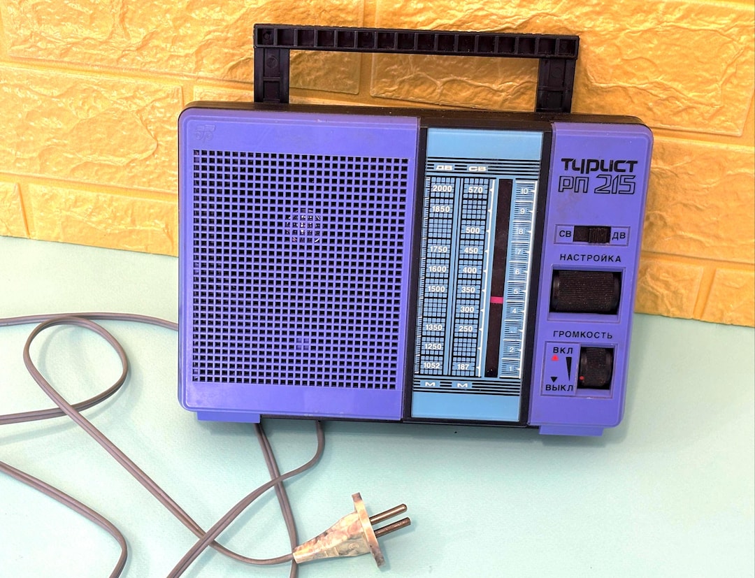 Rare Collectible Radio,working Violet Radio Tourist RP 215,old Soviet ...
