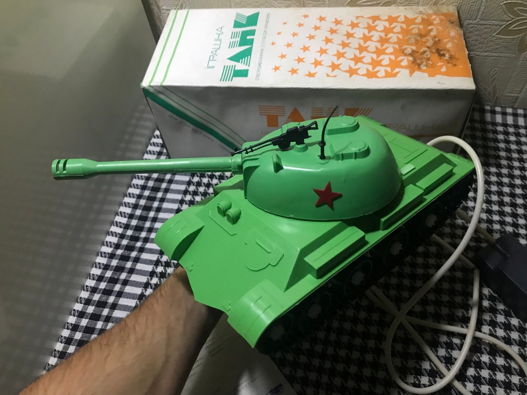Tank,vintage Toy,soviet Tank With Electromechanical Control,90s,vintage ...