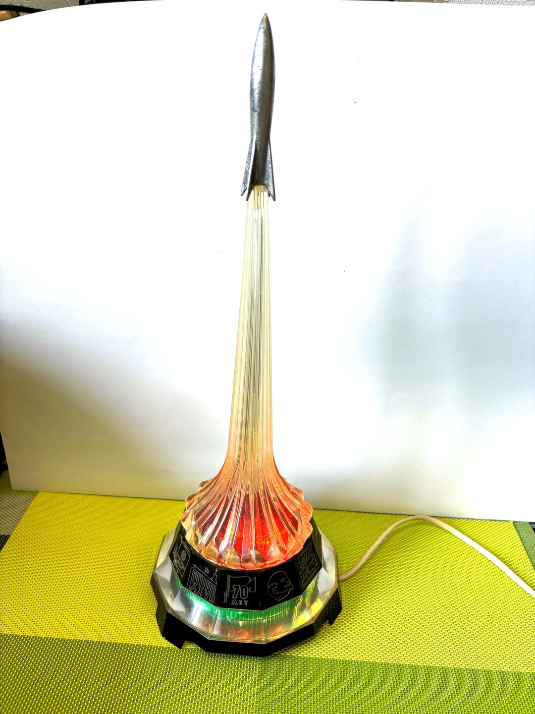 Rare Working Vintage Night Light From the USSR in Honor of the First ...