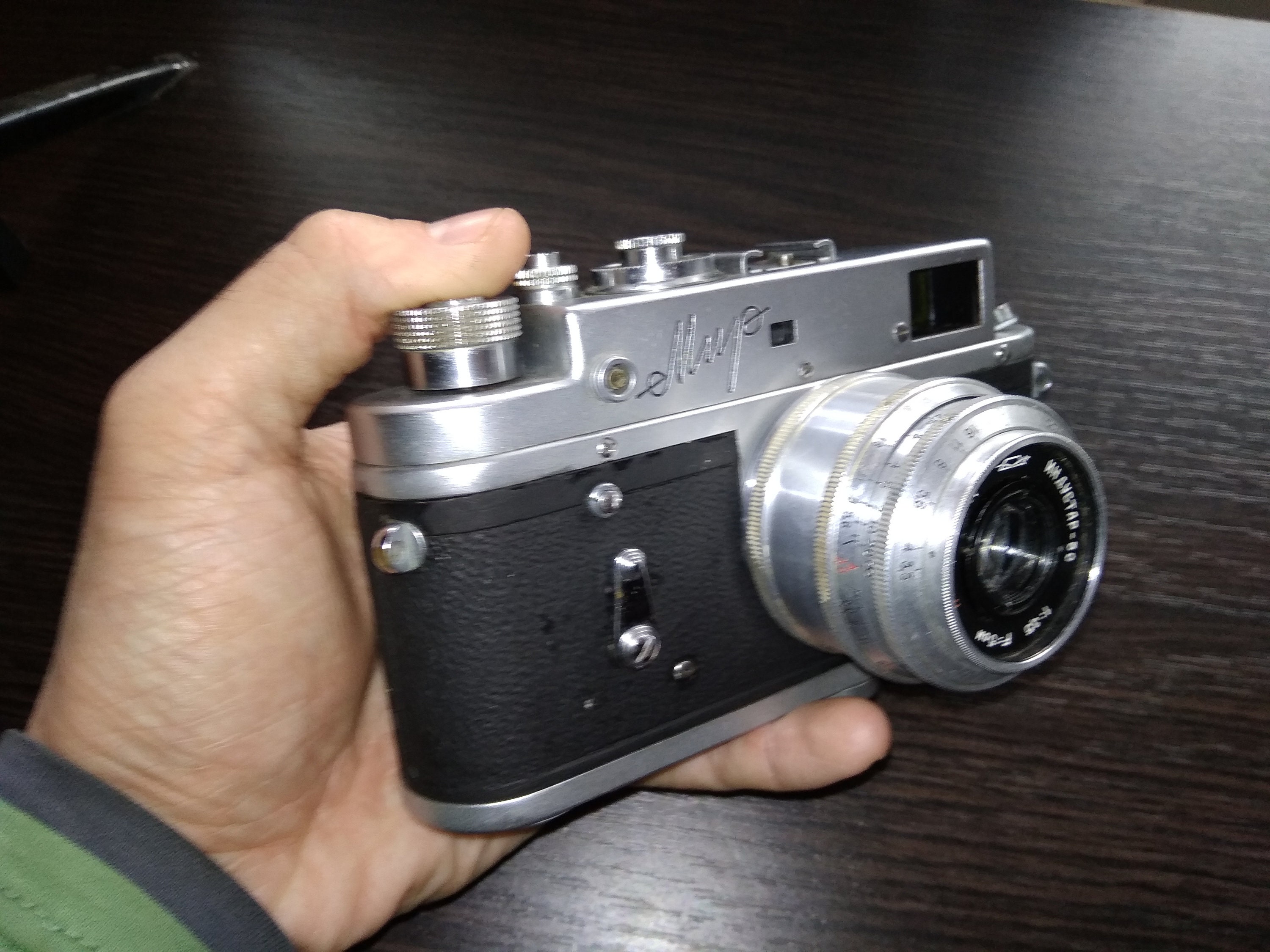 Film Camera MIR USSR 1960s Very Rare, Vintage Soviet Camera Industar 50 ...
