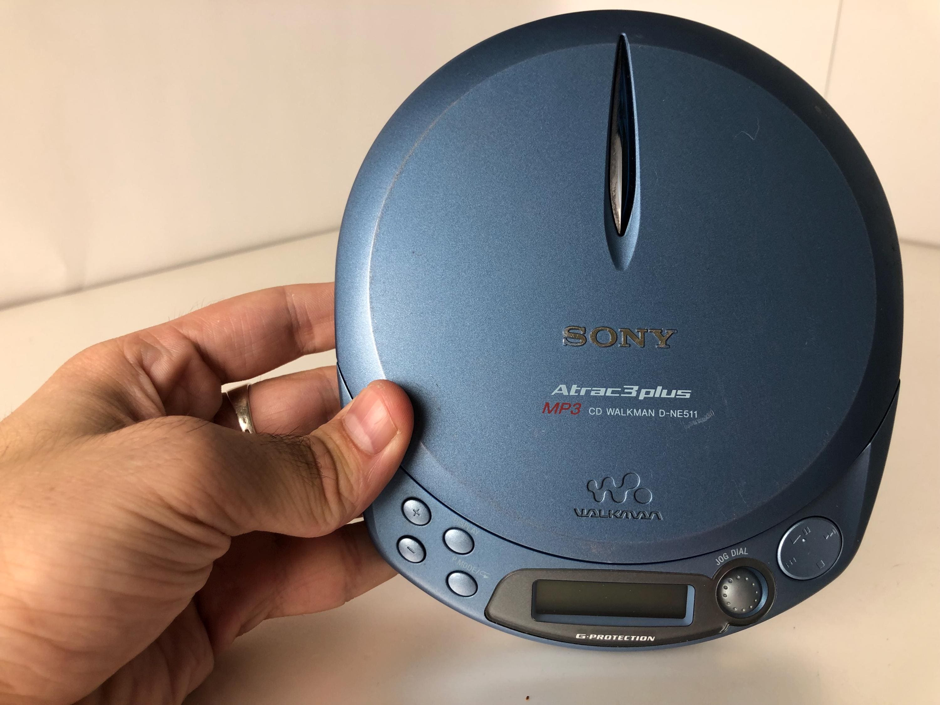 Very Rare Model, Old Popular, Compact, Working, Vintage, Cd Player Sony D-NE511, CD-R,RW Sony ...