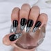 Spiderweb French Tip Nails | Goth Nail Design | Creepy | Spooky ...