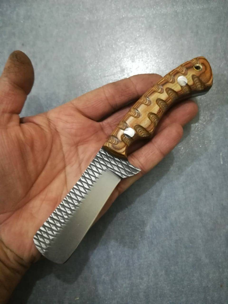 Custom Handmade Farrier Rasp Steel Cowboy Bull Cutter Knife... - Etsy