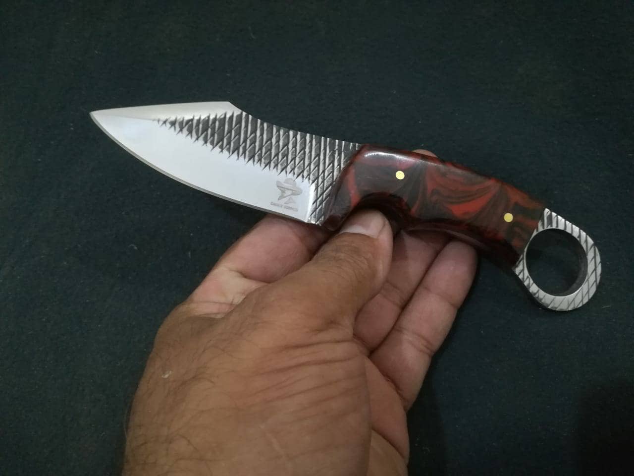 Custom Handmade Farrier Rasp Steel Cowboy Knife.... - Etsy