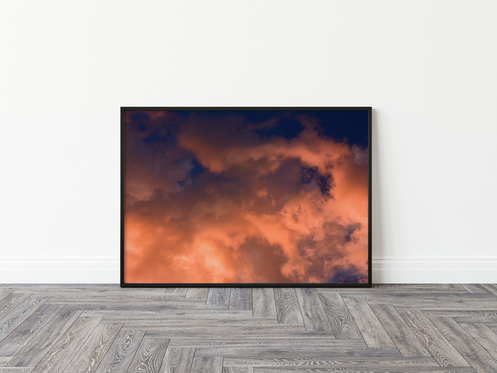 Cotton Candy Skies at Sunset Printable Wall Art Digital - Etsy