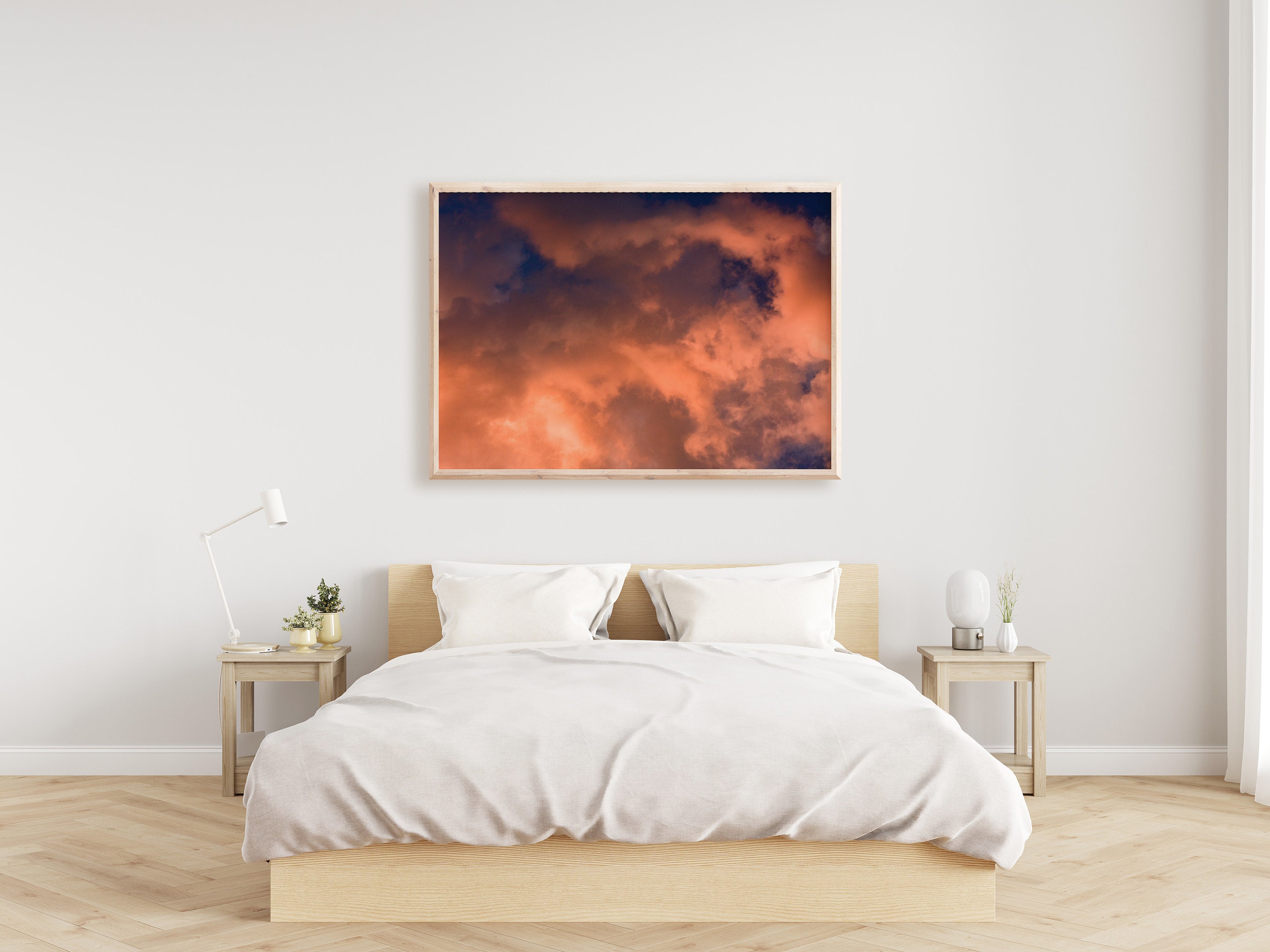 Cotton Candy Skies at Sunset Printable Wall Art Digital - Etsy
