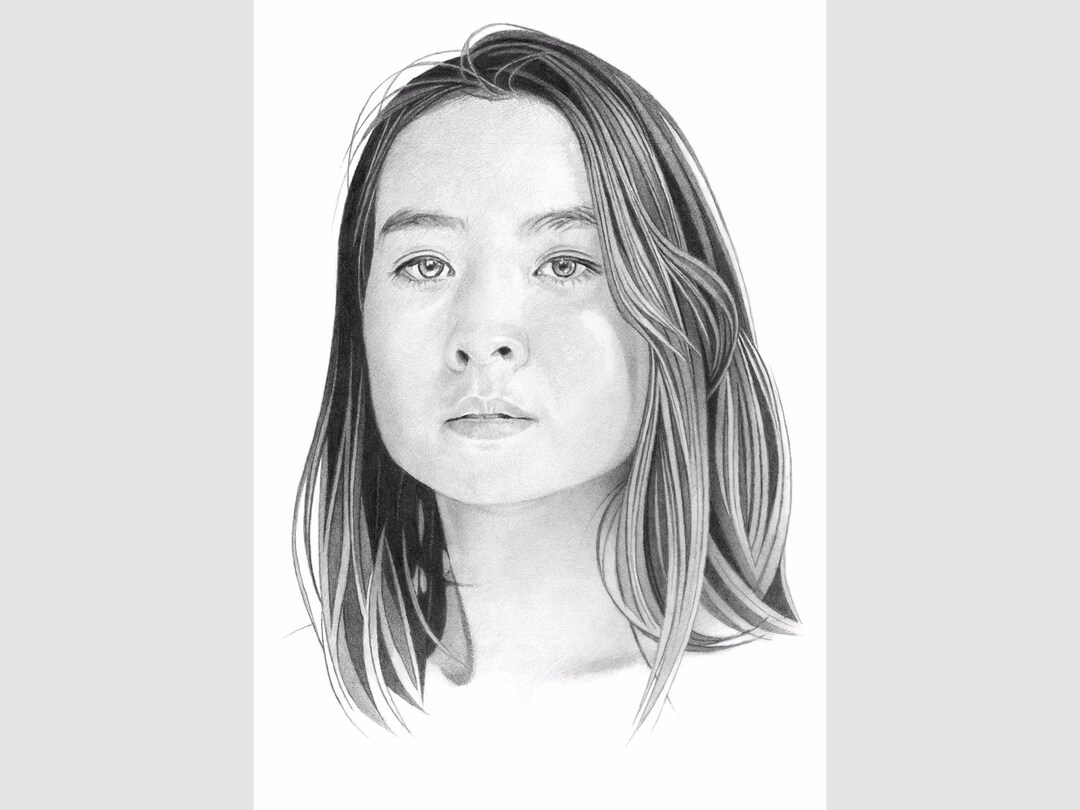 Mitski Miyawaki Original Female Portrait Pencil Drawing Art A4 - Etsy