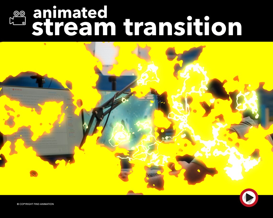 Anime Twitch Overlay Animated Twitch Transition, Stinger Transition ...
