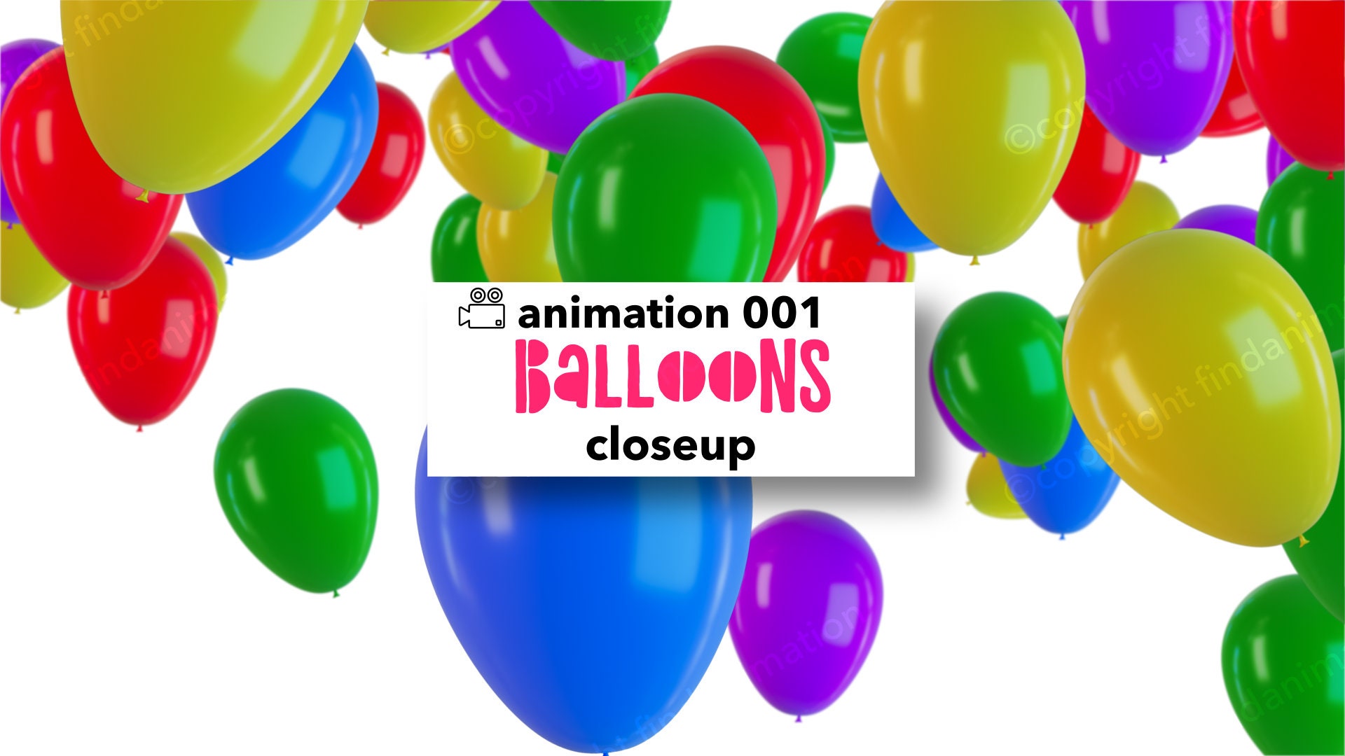 Twitch Balloons Overlay Package, Birthday Video Invitation, Kids ...