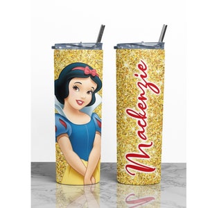Snow White Tumbler, Custom Disney Princess Gift, Custom Snow White ...