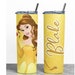 Belle Tumbler, Custom Disney Princess Gift, Custom Beauty and the Beast ...