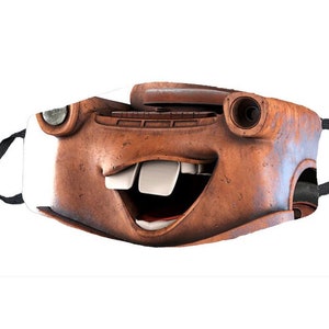 Cars Mask With Filter Included, Mater Mouth Face Mask, Washable Cars ...