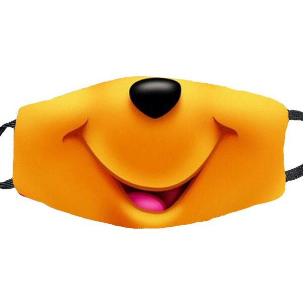 Winnie the Pooh Face Mask - Etsy