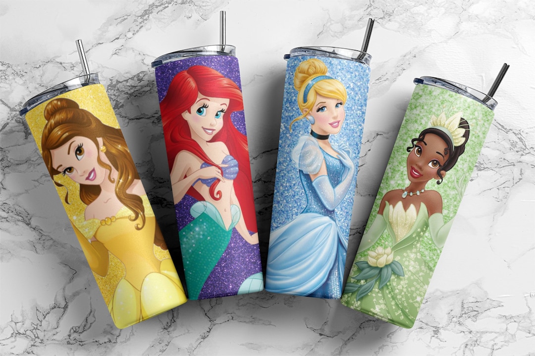 Custom Disney Princess Tumbler, Custom Disney Princess Gift, Custom ...